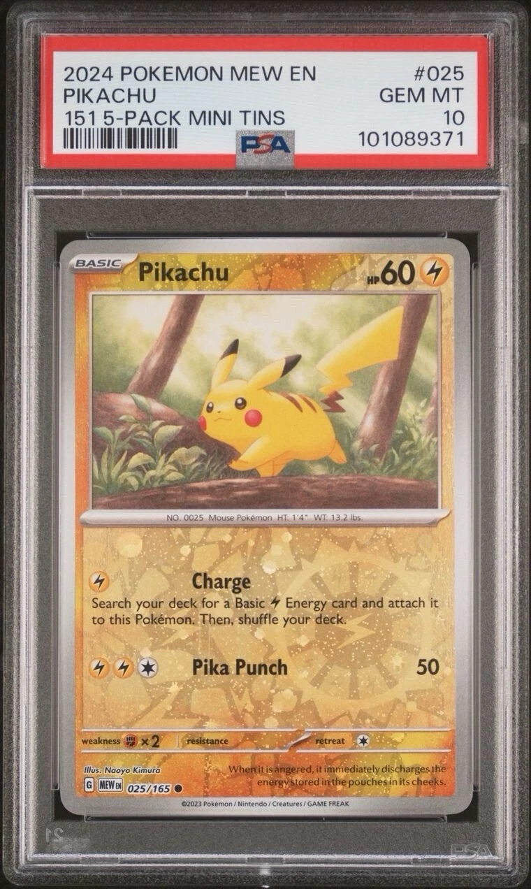Pikachu 2023 Scarlet & Violet: 151 #025/165 Base Price Guide - Sports Card Investor
