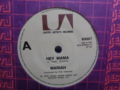 Mariah "Hey Mama" 1975 UNITED ARTISTS NZ 7" 45rpm | eBay Australia