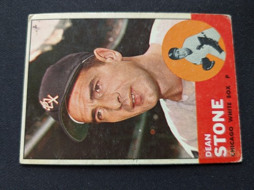 1963 Topps Baseball Card # 271 Dean Stone - Chicago White Sox (VG/EX ...