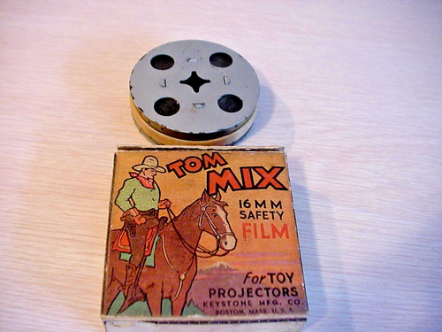 VINTAGE 1920'S TOM MIX IN THE HASTY EXIT 16 MM SAFETY FILM IN ORIGINAL ...