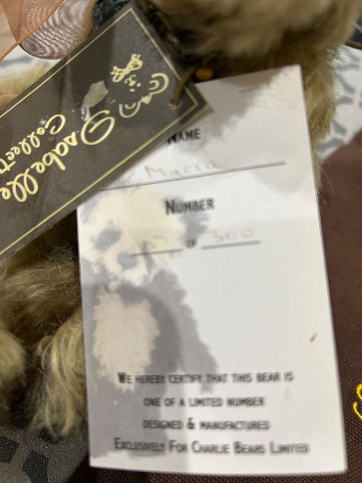 Charlie Bears "Maria" bear from the Isabelle Collection | eBay UK