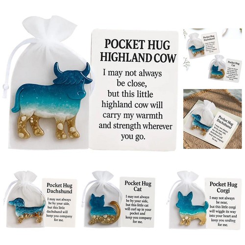 Pocket Hug Dachshund,Soothing Shells Ocean&Sand Design Dachshund Pocke ...