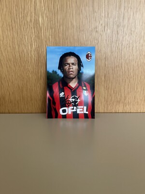 Edgar DAVIDS x AC Milan - Repro Autogramm 10.5x14.8 | eBay.de