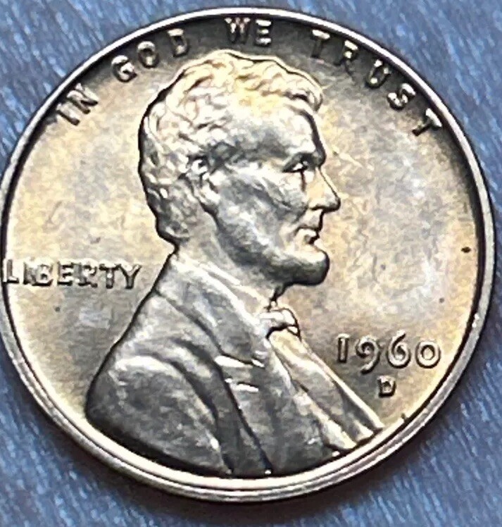 1960D SD Lincoln Memorial Cent "IIB" Die Chip Mint Error LDB3-1960D(SD ...