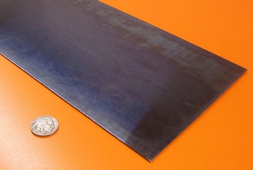 1095 Hard Blue Tempered Spring Steel Shim .020" Thick x 6.00" Wide x ...