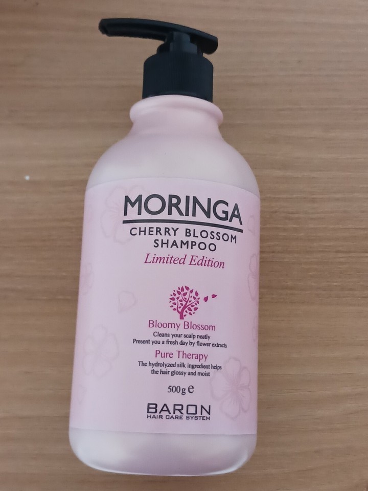 BARON Moringa Cherry Blossom Shampoo 16.9OZ Moisturizing Natural Care K ...