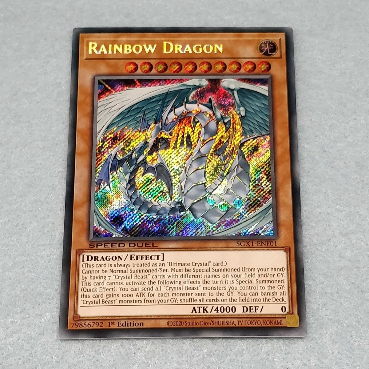 Rainbow Dragon Card