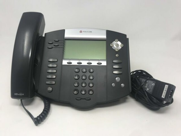 Polycom SoundPoint IP 550 SIP Business Office Telephone for sale online ...