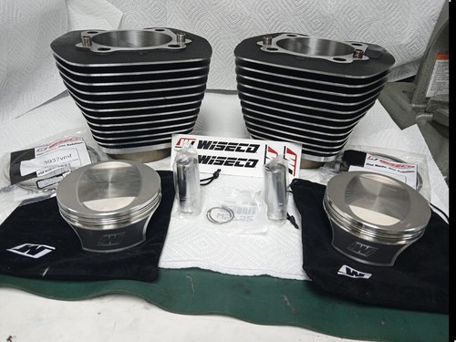 BIG BORE KIT 107 TWIN CAM HARLEY DAVIDSON 10.50 CR FORGED TORQUE PLATE ...