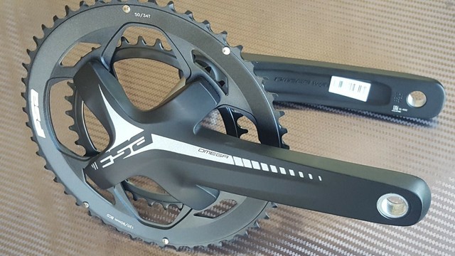 FSA Tempo Square Taper Compact Crankset (50 34 Teeth) Road Bike 170mm ...