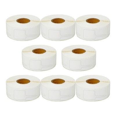 8 Rolls Price Tag Labels Rat Tail for Dymo LabelWriter 450 Duo Printer ...