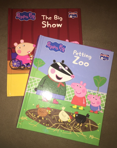 Peppa Pig 2 books Pi kids Story Reader works with me reader | eBay