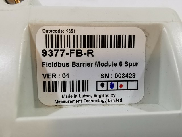 Eaton 9377-FB-R Fieldbus Barrier Module for sale online | eBay