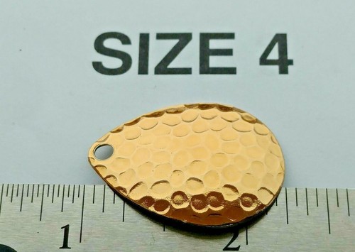 10, size 00 thru 8 Colorado hammered CANDY GOLD SPINNER Kokanee BLADES ...