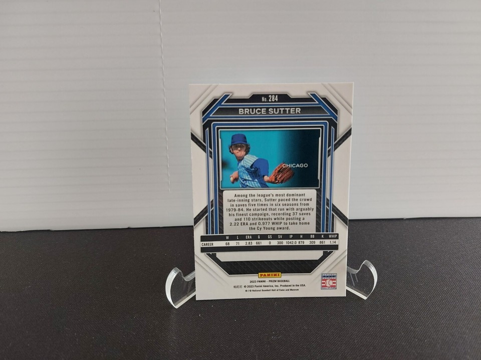 2023 Panini Prizm #284 Bruce Sutter Chicago Cubs | eBay