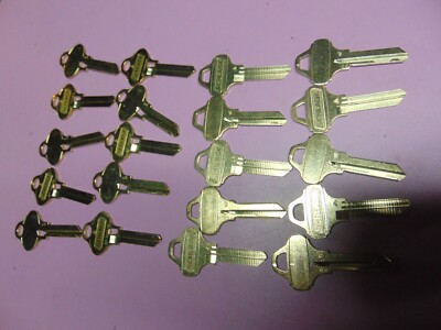 20 KEYS EVEREST SCHLAGE 10 -S145 AND 10 - C145 KEYS UNCUT LOCKSMITH | eBay