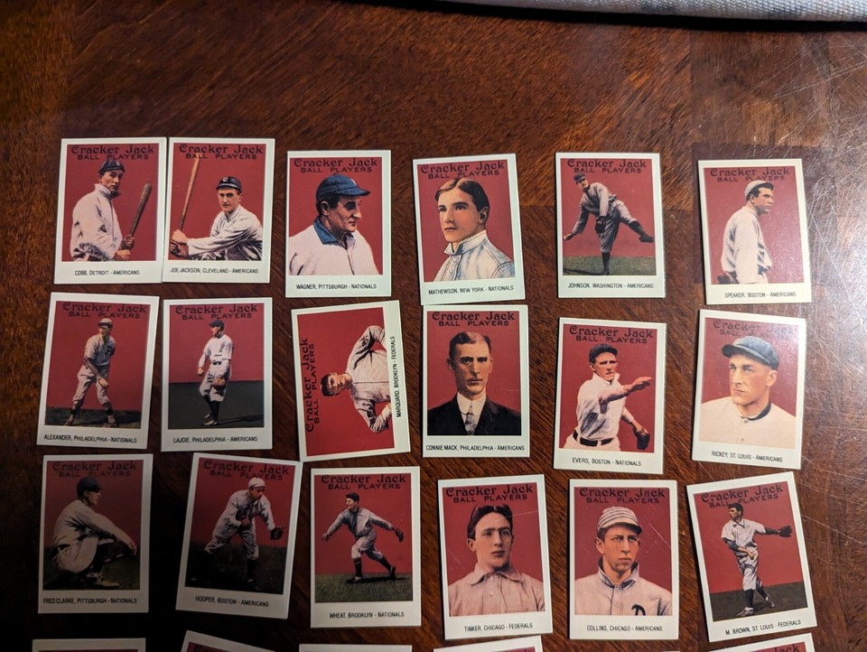 FULL SET of 24 cracker jack mini baseball cards 1993 | eBay