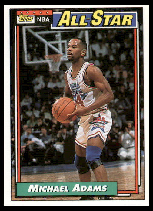 1992 Topps #114 Michael Adams Washington Bullets | eBay