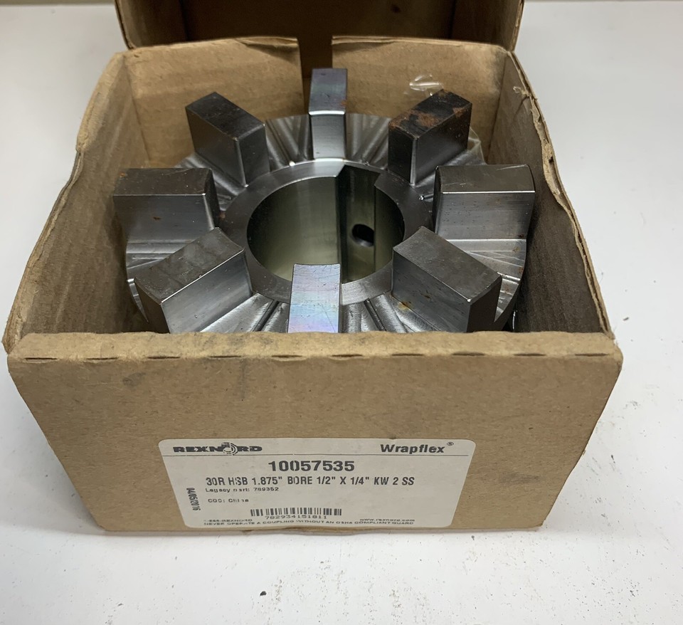 Rexnord 789352 30R HSB Hub 1.875 Bore 1/2 x 1/4 KW Wrapflex | eBay