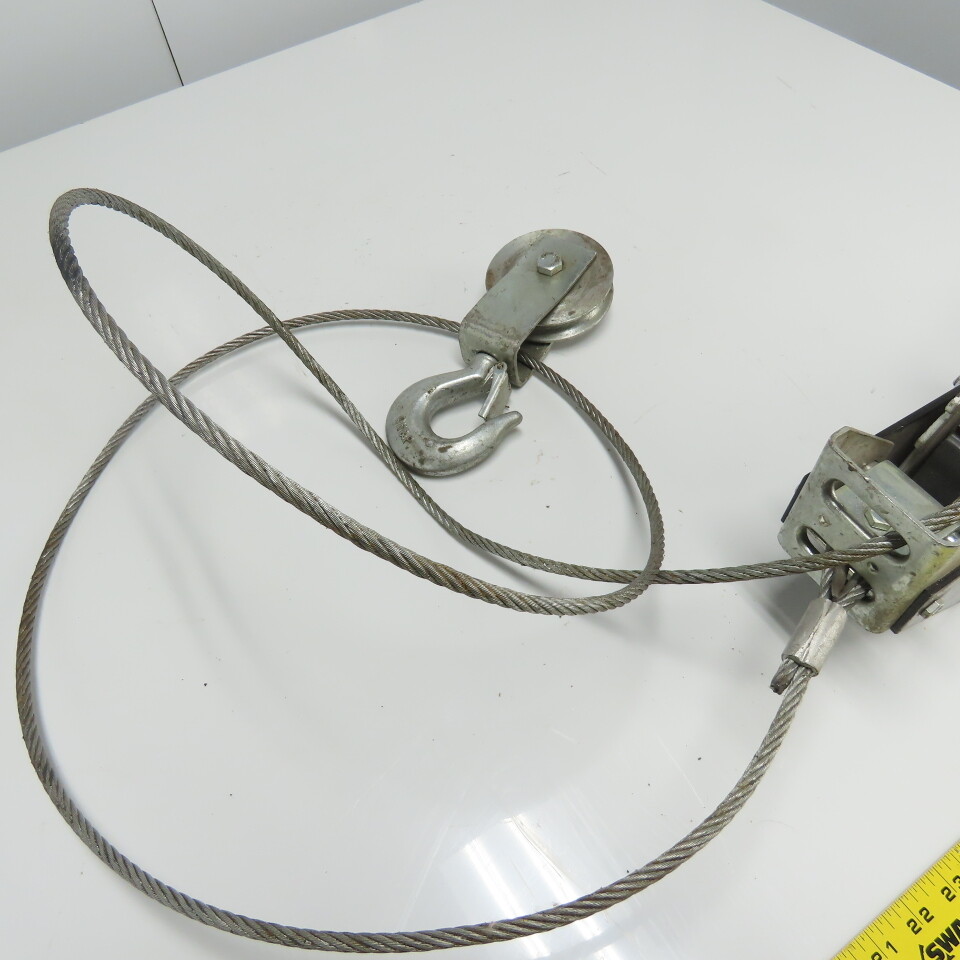 Tuf-Tug TT6000 3000LB Lift 6000LB Pull Cable Hoist Puller | eBay