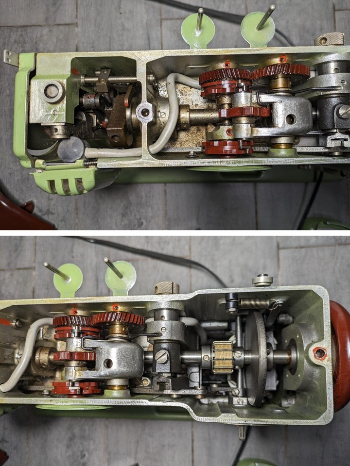 RARE Vintage Turissa Ultramatic Zig Zag Sewing Machine Free Arm Green ...