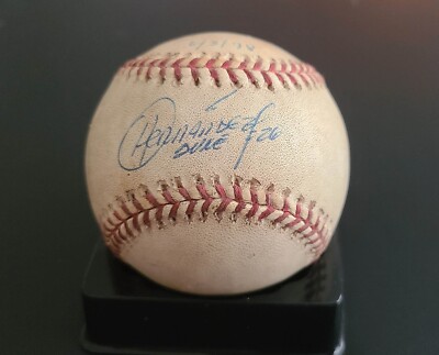 Orlando "El Duque" Hernandez Autographed NY Yankees 1st Start Baseball ...