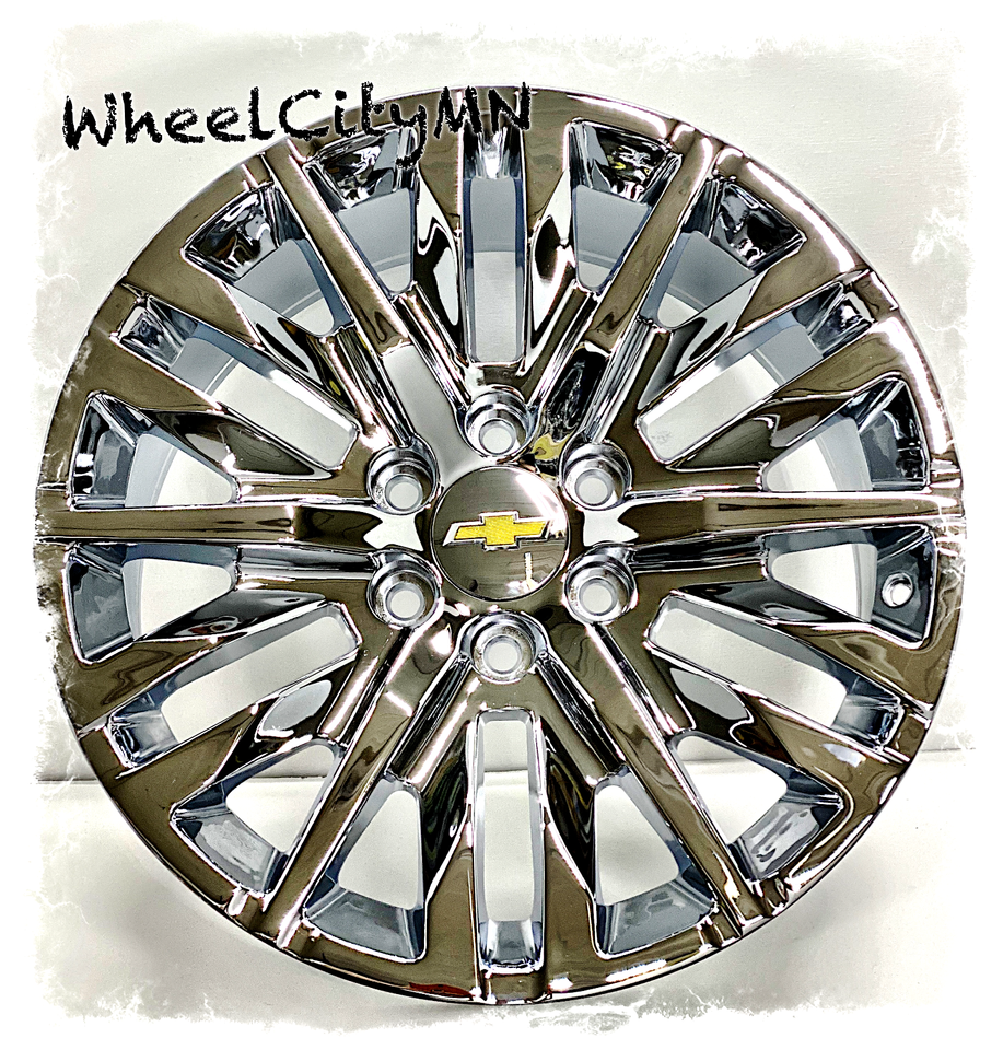 24 inch chrome OE replica 5921 High Country rims fits 2023 Chevy ...