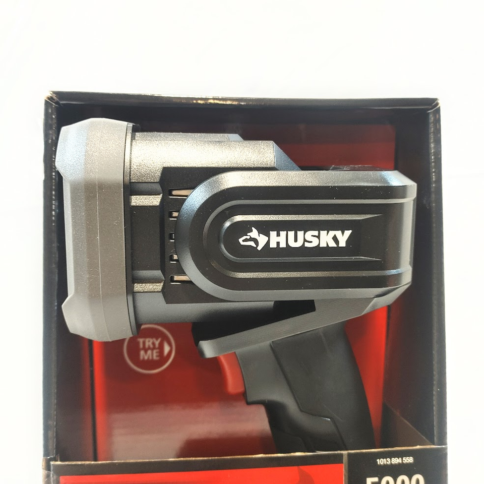Husky 5000 Lumen Hybrid Power Swivel Rechargeable Spotlight (91640) | eBay