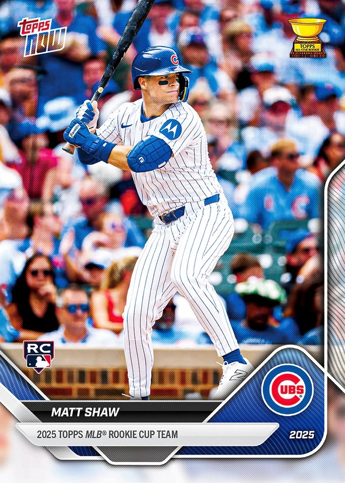 2025 MLB Topps NOW Rookie Cup Team Set 12 Base Card Set Preorder | eBay