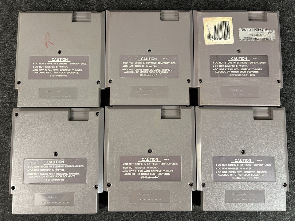 Lot of 62 Nintendo Entertainment System NES Games Tested No Duplicates ...