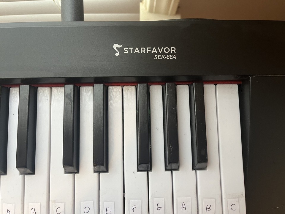 88 Key Starfavor Piano Keyboard with stand, pedal, and case | eBay