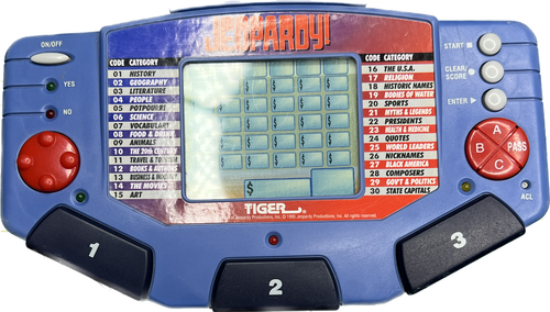 Tiger Electronics Jeopardy Game Handheld Game | eBay