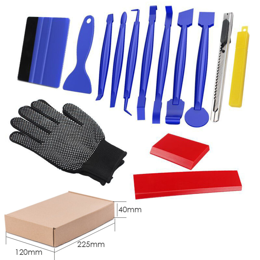13 Tlg Auto Folien Set Werkzeuge Signieren Car Wrapping Rakel Filz ...