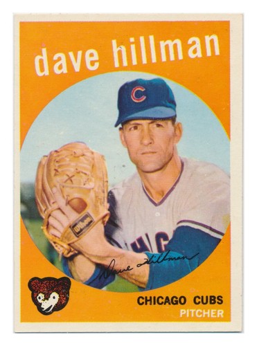 1959 Topps #319 Dave Hillman Chicago Cubs (b) (bo) | eBay