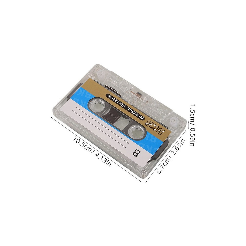 6pcs Blank Cassette Tapes 30 Minute Recording Time Mix Tapes with ...