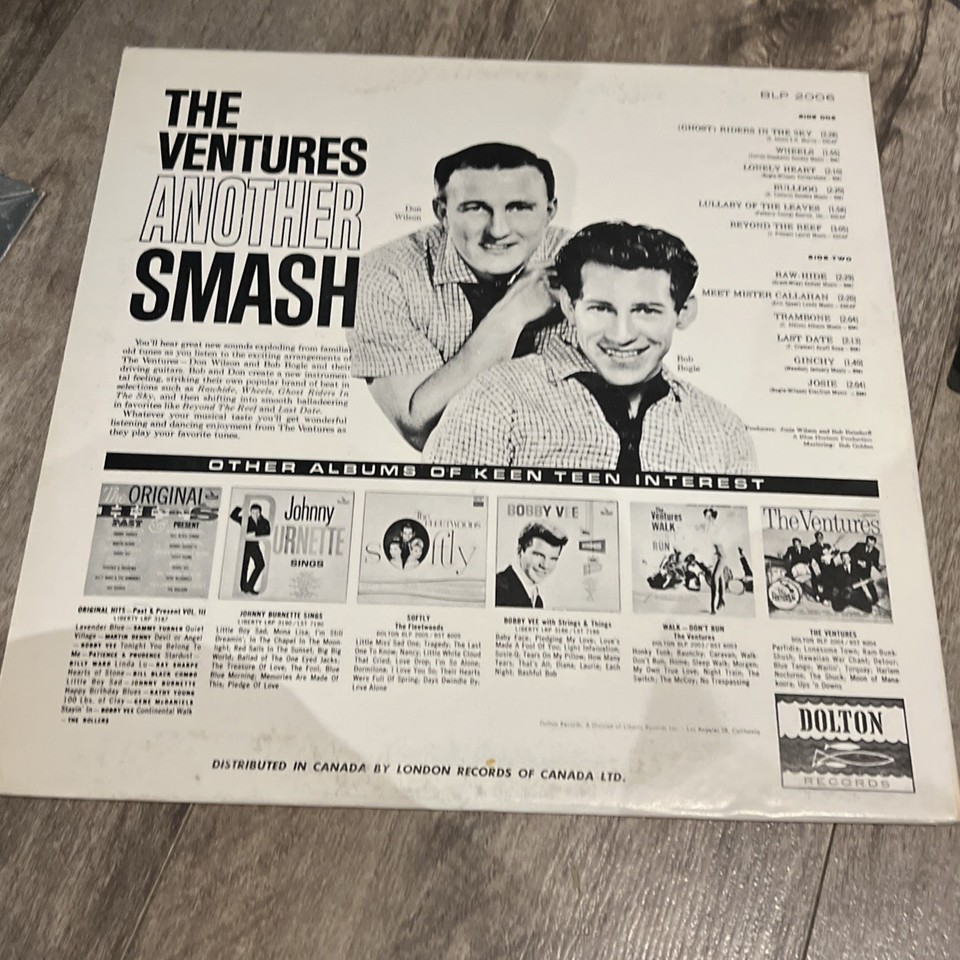 The Ventures Another Smash Vinyl LP Record VG Mono | eBay