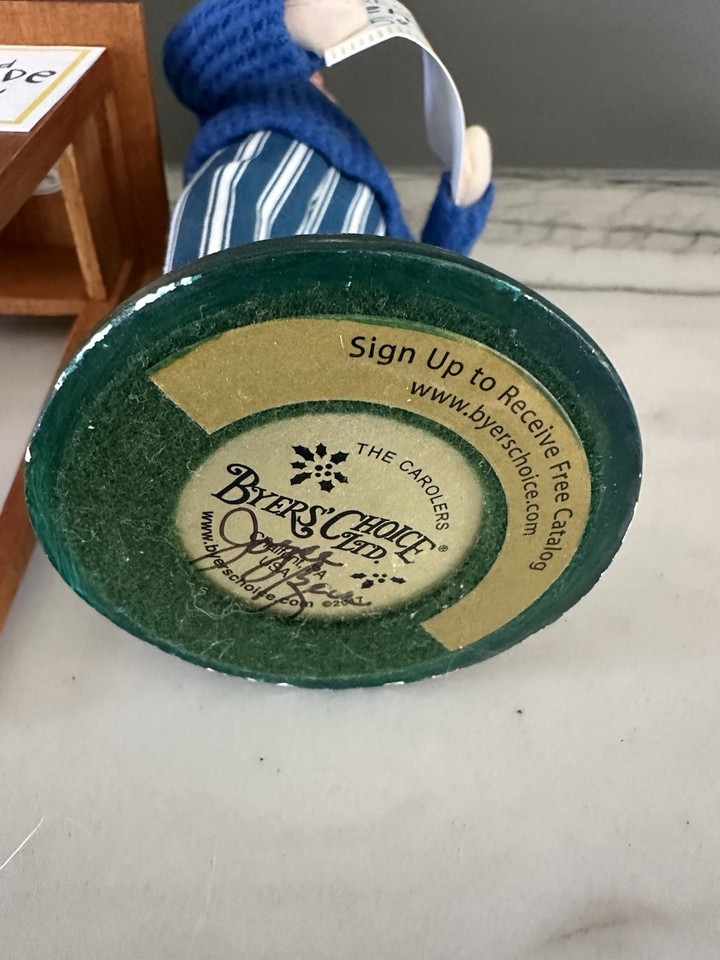 VHTF Byers Choice RARE Lemonade Boy & His Lemonade Table. All Original ...