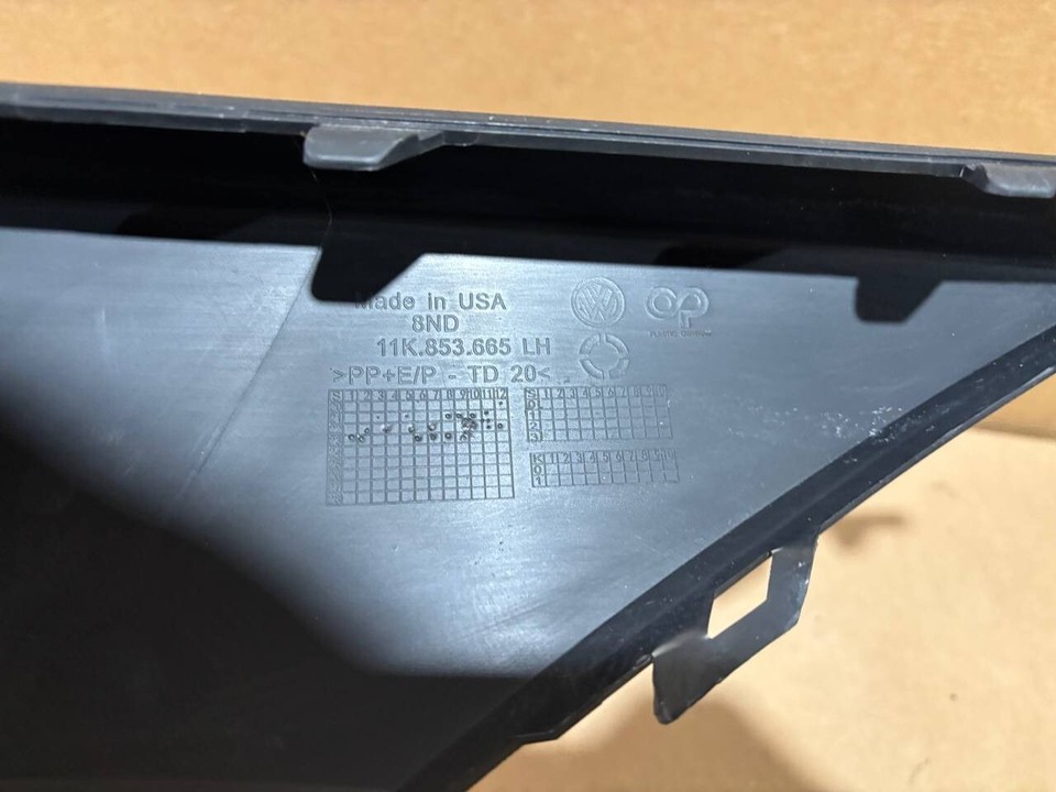 2023-2024 VOLKSWAGEN ID4 FRONT LEFT BUMPER TRIM NEW OEM 11K-853-665-9B9 ...