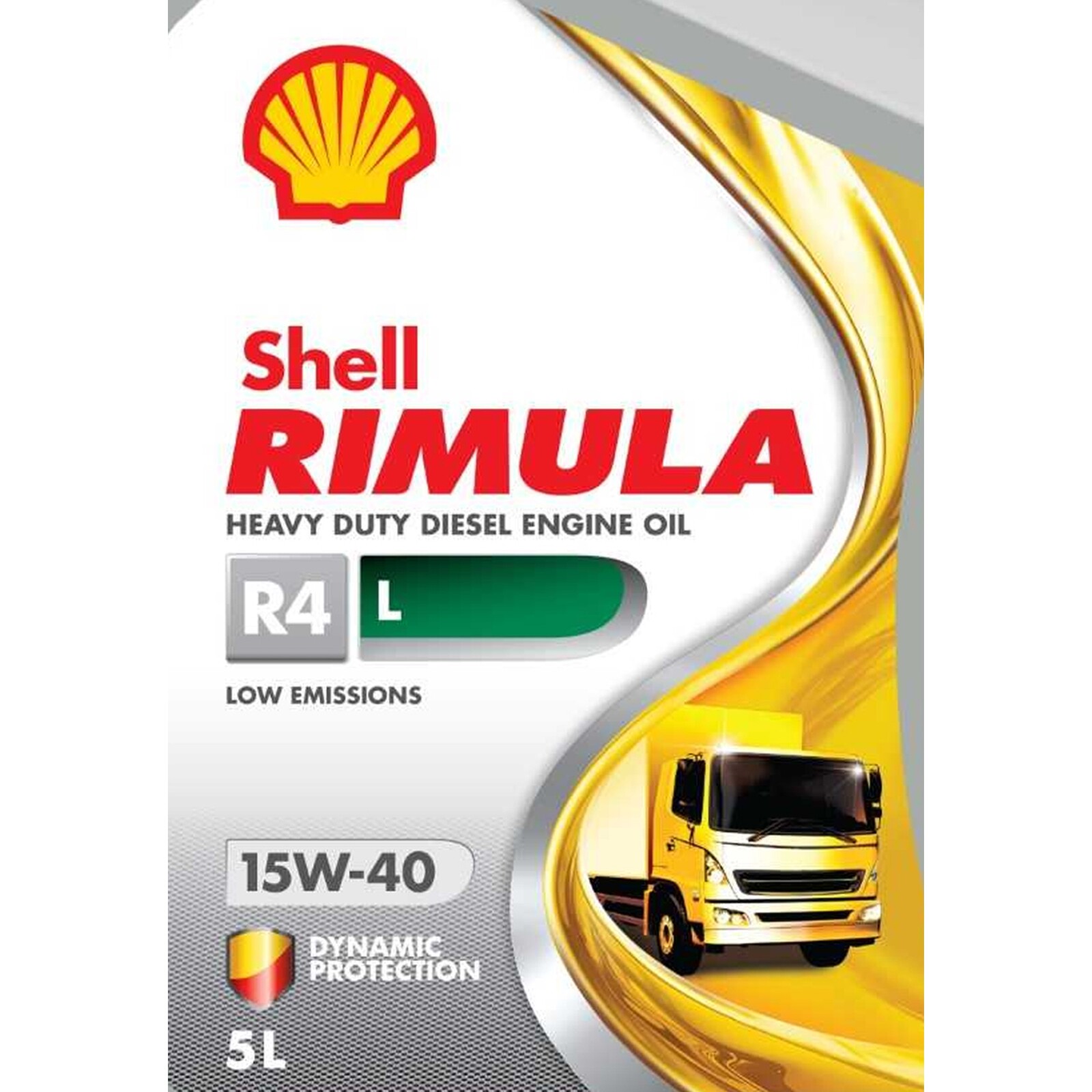 Shell Rimula R4 L 15W-40 15W40 E9, E7, CJ-4, CI-4 Low Saps Engine Oil ...