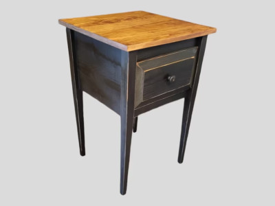 Farmhouse Rustic Square End Table Sofa Living Room Accent Table Free ...