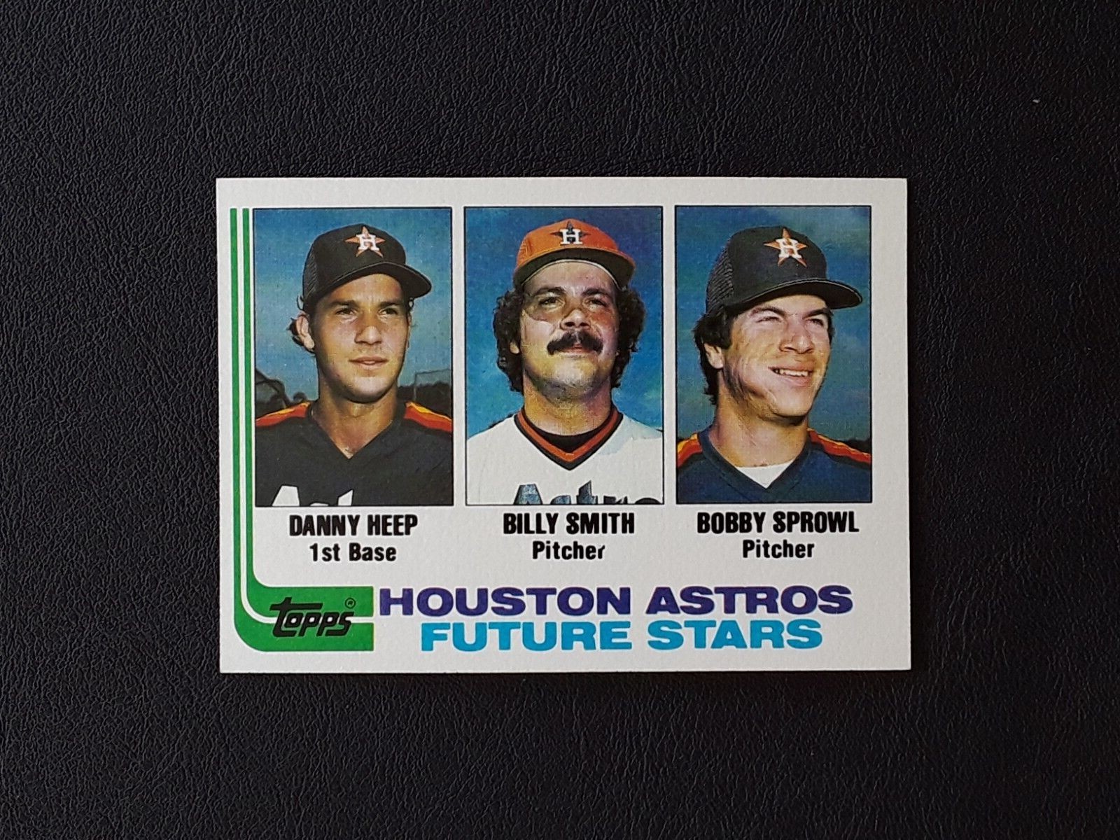 1982 Topps Houston Astros Future Stars Card. #441 Danny Heep/Billy ...