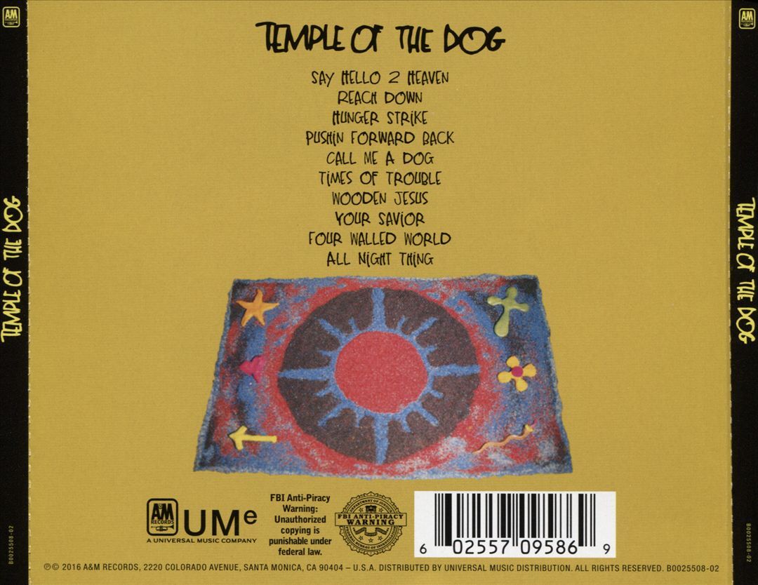 TEMPLE OF THE DOG TEMPLE OF THE DOG [25TH ANNIVERSARY EDITION] NEW CD ...