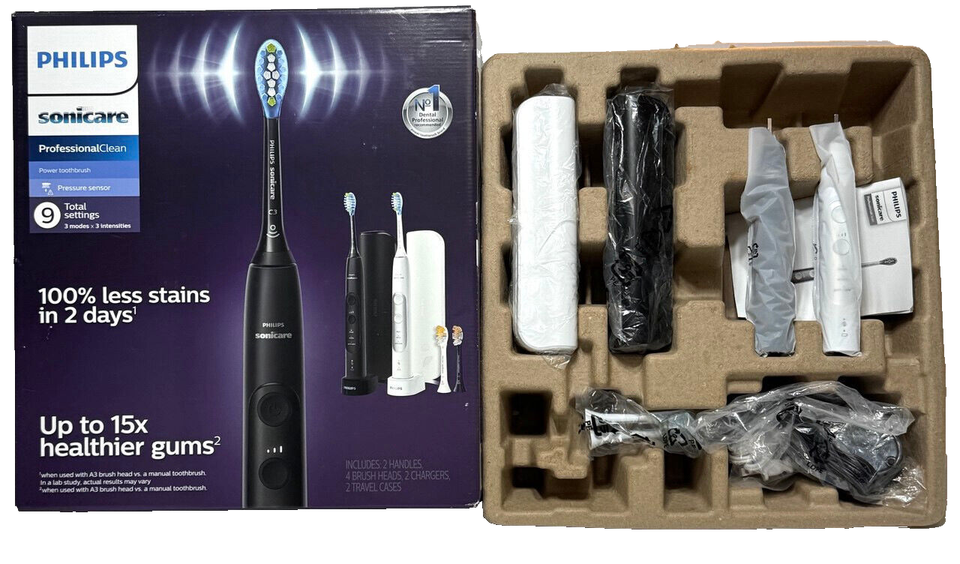 Philips Sonicare Professional Clean Rechargeable Electric Toothbrush ...