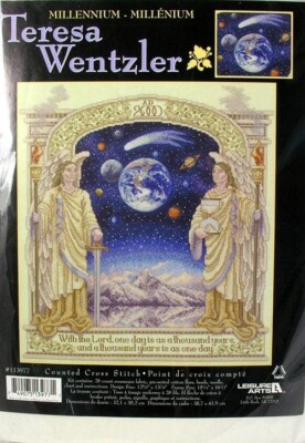 LEISURE ARTS MILLENNIUM BY TERESA WENTZLER COUNTED CROSS STITCH KIT NEW ...