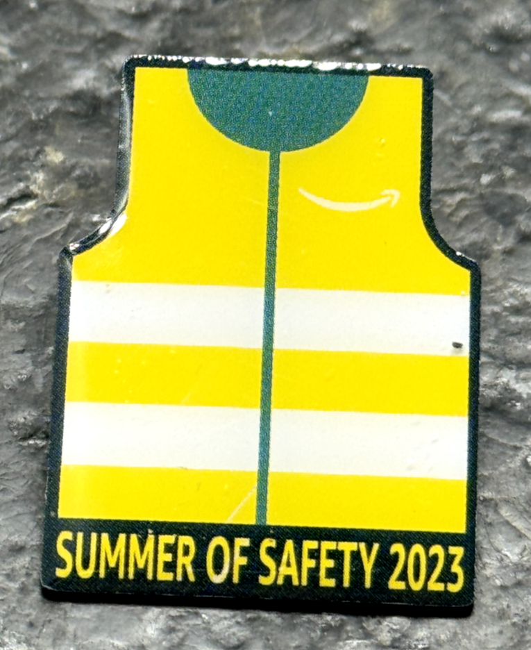 Summer of Safety life vest Amazon peccy pin | eBay