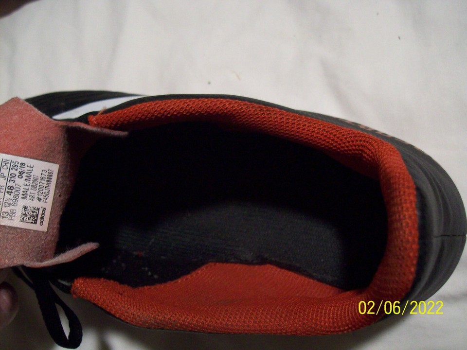 ADIDAS PREDATOR BLACK SOCCER CLEATS - PBB 698007 - MEN'S SIZE 13 FREE ...