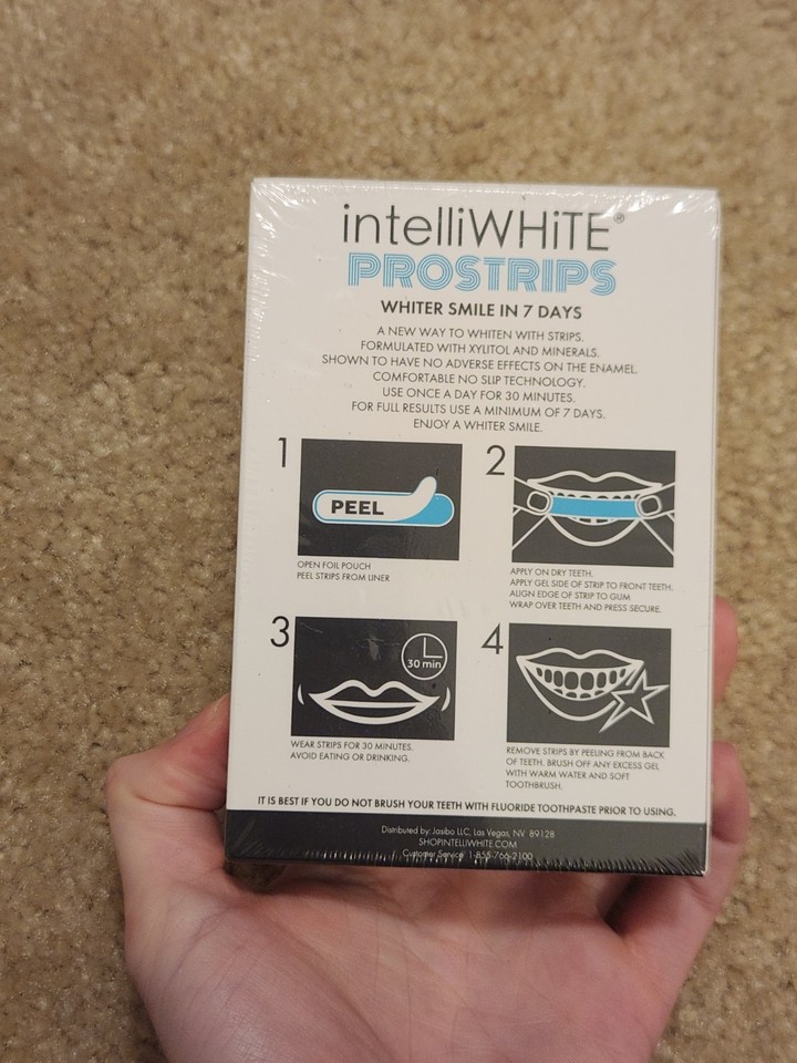 intelliWHiTE Prostrips 12 Shades Whiter Teeth 28 Enamel Safe ...