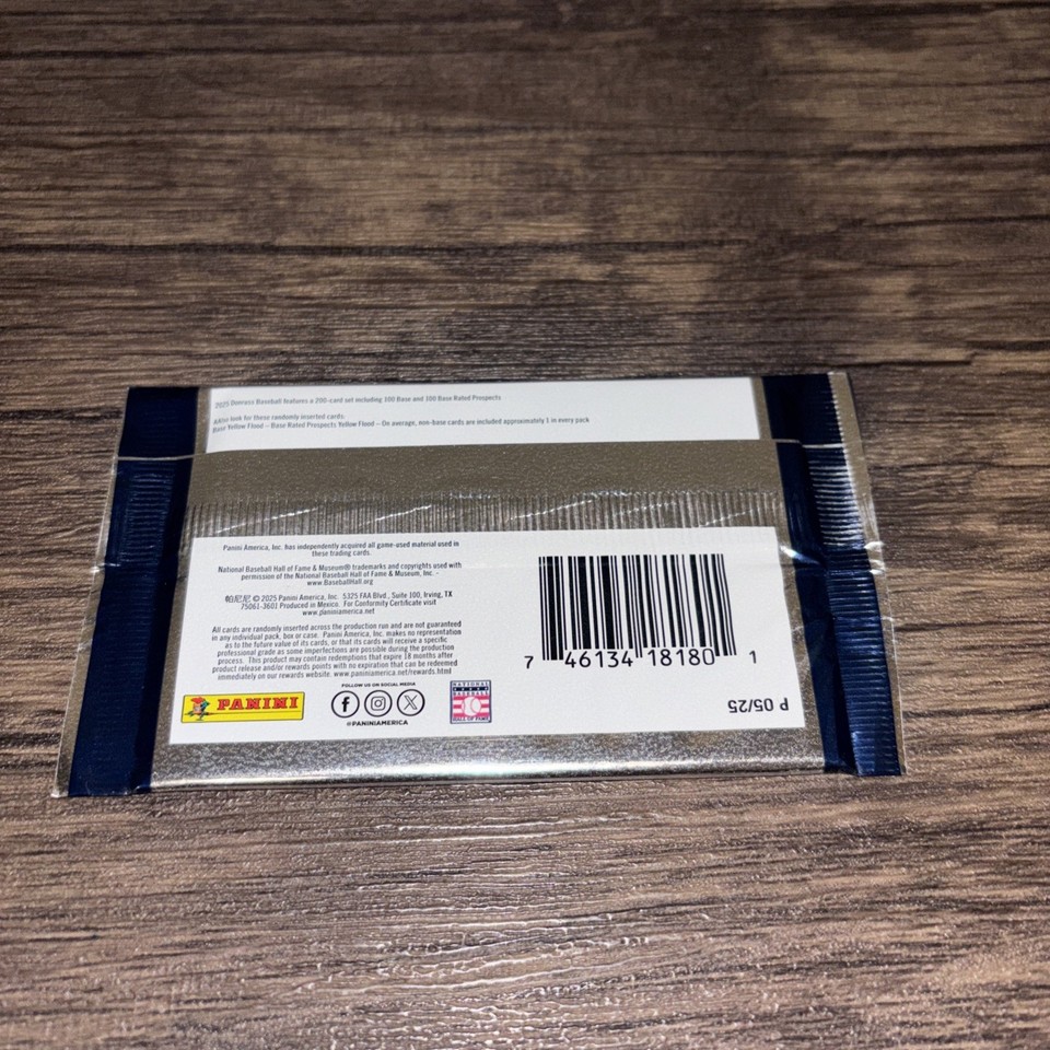 2025 Donruss Baseball 5 Card Pack-Factory Sealed-Free Shipping- | eBay