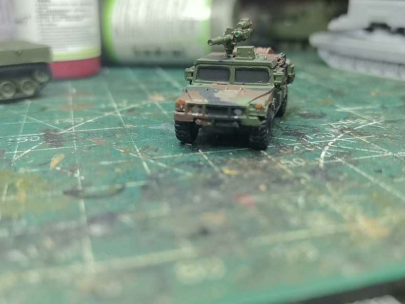 Handmade 3DPrinted 1/144 American military Humvee Model Finished ...