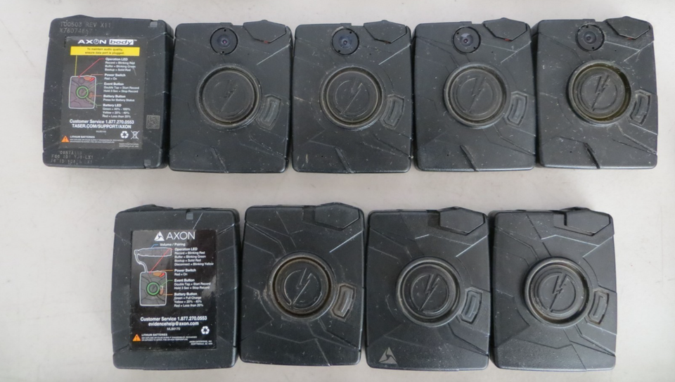 Lot of 22 AXON Body Cameras Flex/Body 1 Charge Cable POWER TESTED | eBay
